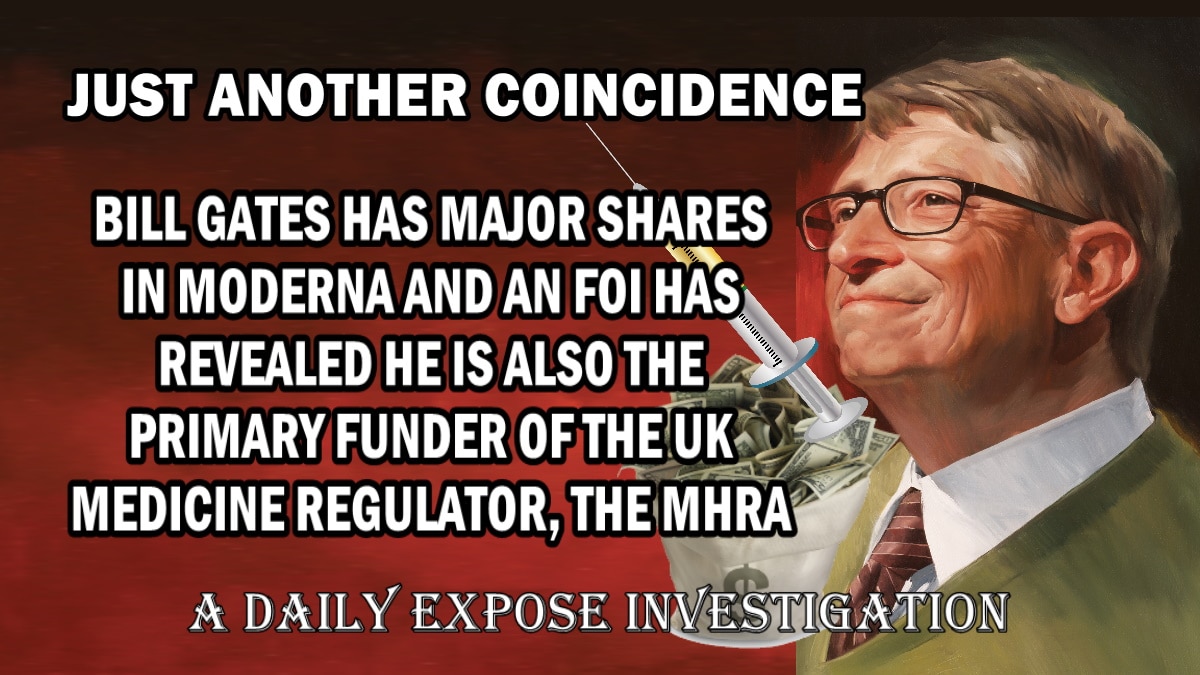 INVESTIGATION – Bill Gates has major shares in Moderna, and an FOI has ...