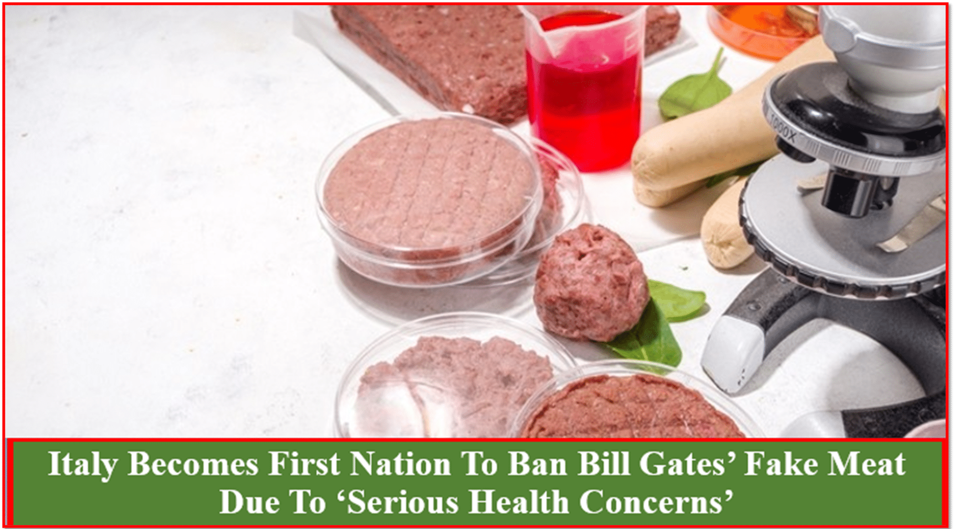 Italy Becomes First Nation To Ban Bill Gates’ Fake Meat Due To ‘Serious ...