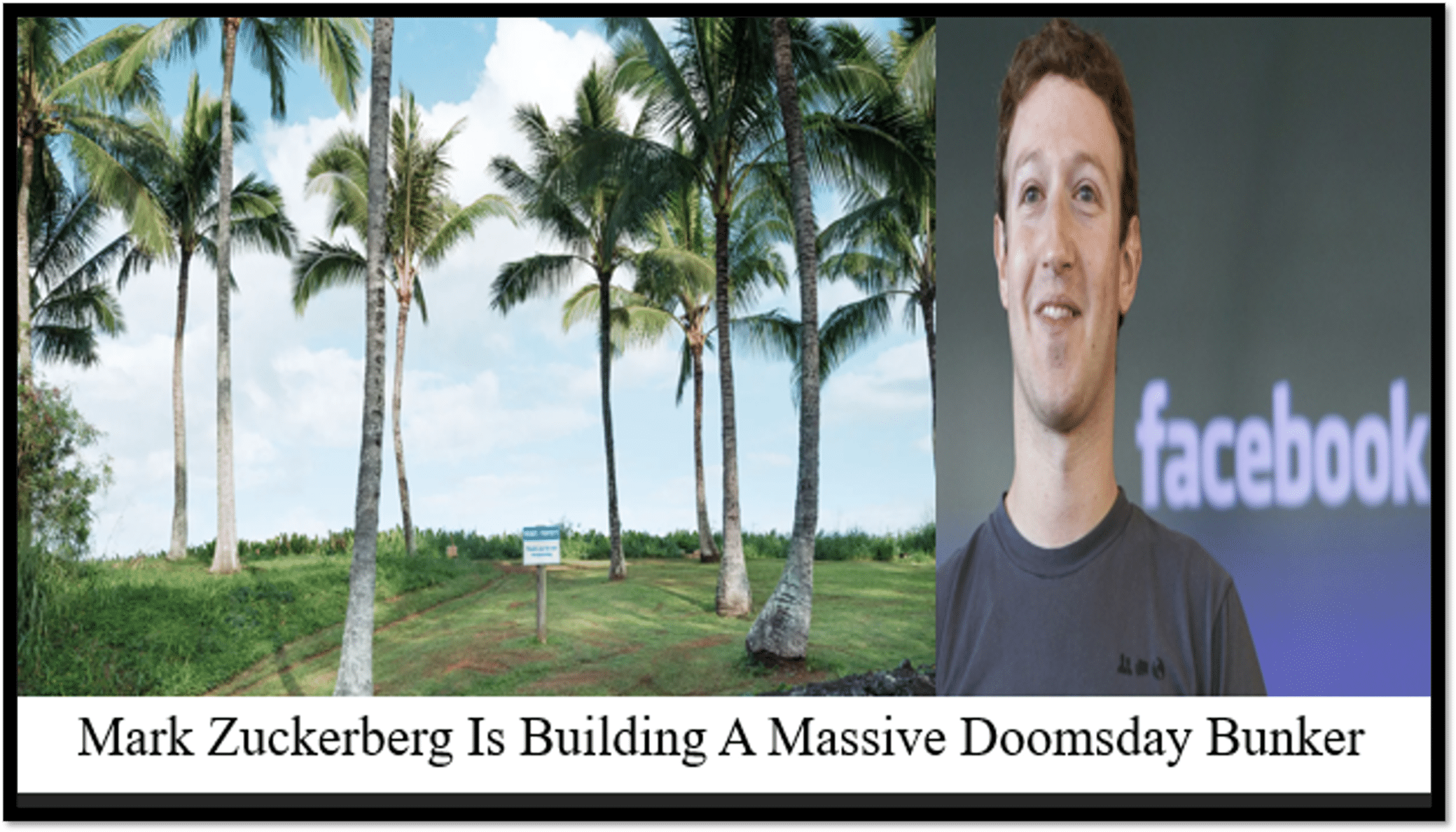 Facebook CEO Mark Zuckerberg Is Building A Massive Doomsday Bunker ...