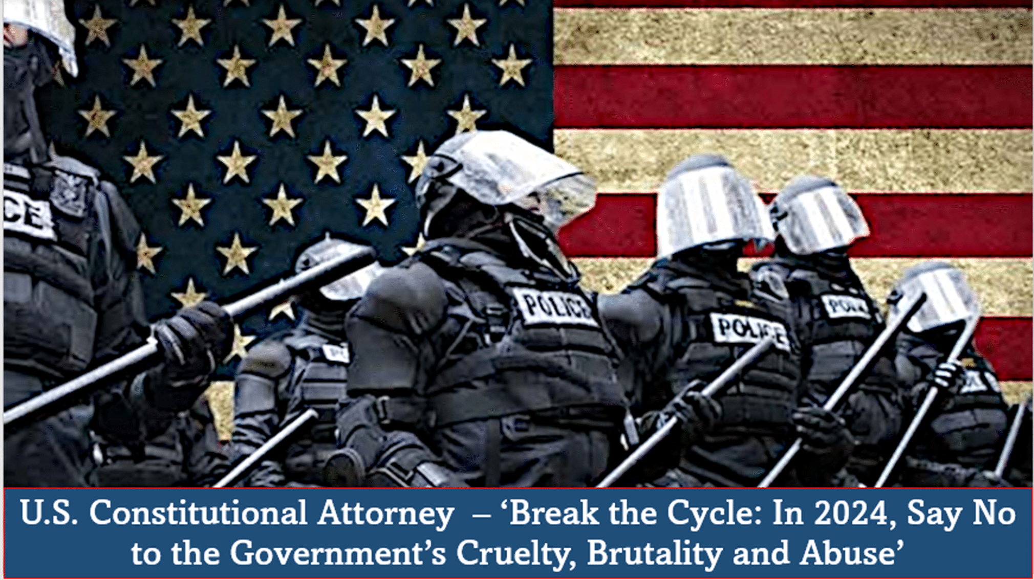 U.S. Constitutional Attorney – ‘Break the Cycle: In 2024, Say No to the ...