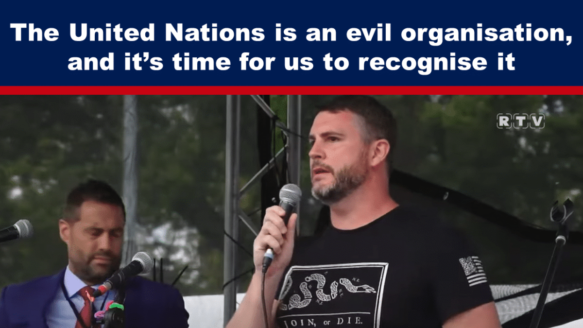 The United Nations is an evil organisation, and it’s time for us to ...