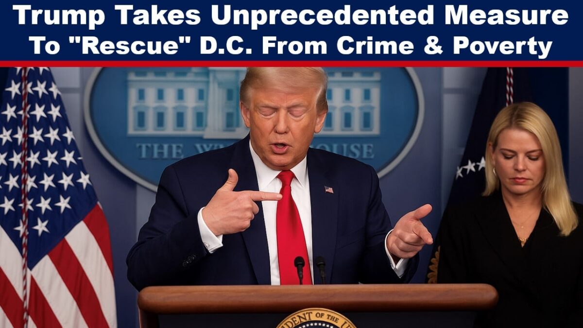 Trump Sends National Guard to Liberate DC from Gangs, Maniacs & Homeless